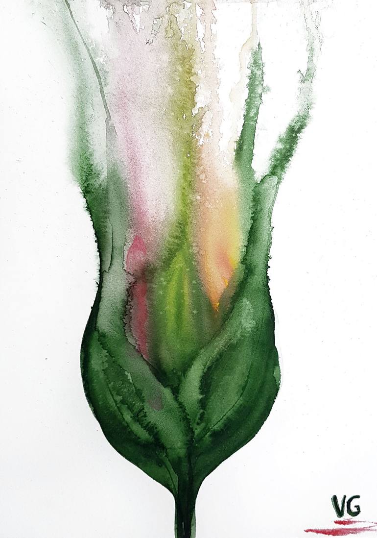 Melting flower Painting by Viktoriya Gorokhova | Saatchi Art