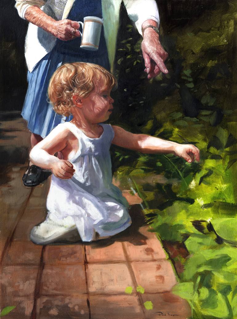 The Gardener Painting by Paul Moyse | Saatchi Art