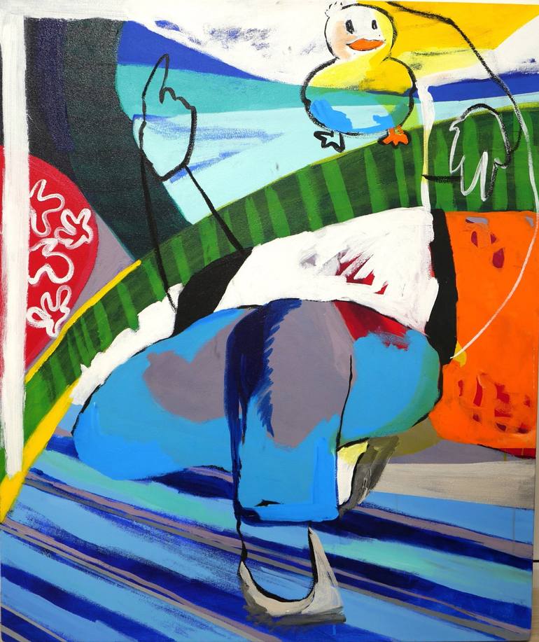 Please Stay with Me Painting by Jenny Seongryung Lee | Saatchi Art