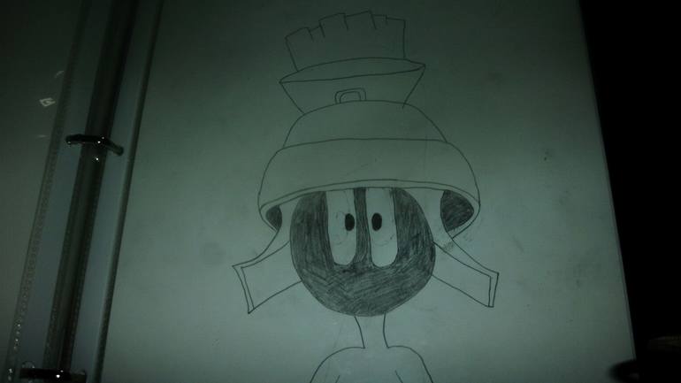 Marvin The Martian Drawing by sabrina mejias | Saatchi Art