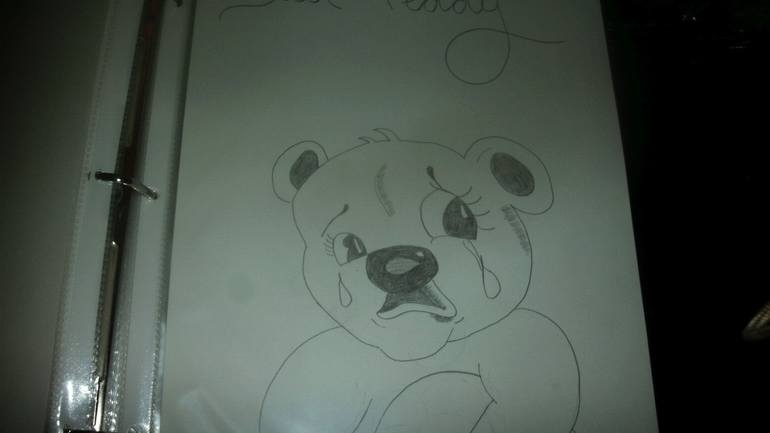Sad Teddy Drawing by sabrina mejias | Saatchi Art