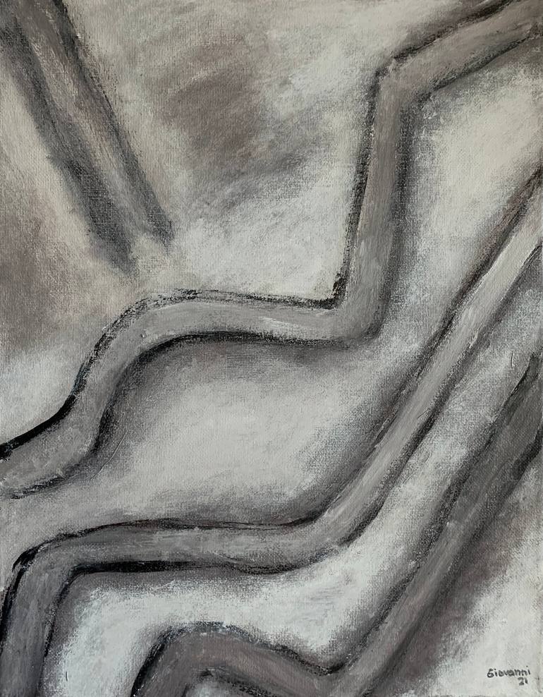 Nature's Zig Zag Painting by Giovanni Antunez | Saatchi Art