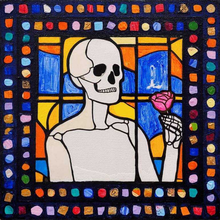 2025 #7 (Vanitas/Memento Mori) Painting by Vivian Kim | Saatchi Art