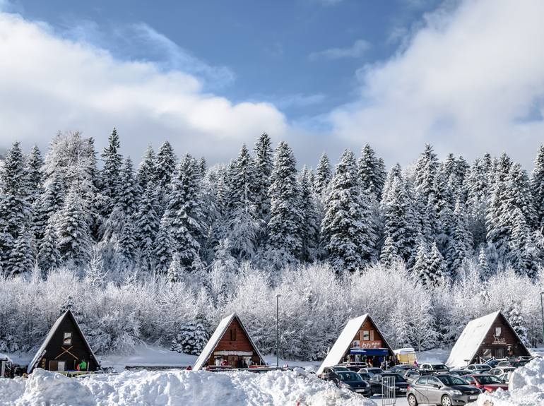 Mountain huts Photography by Vedad Ceric | Saatchi Art