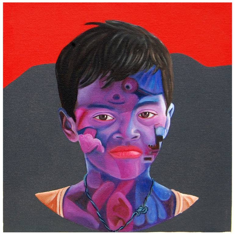 Expression-II Painting by Jitendra Saini | Saatchi Art