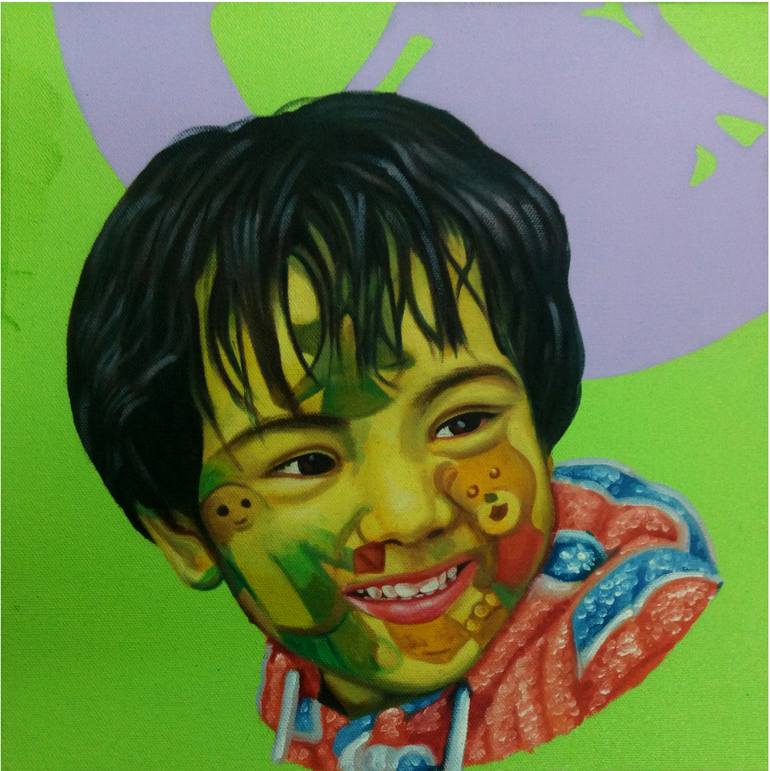 Expression-XVI Painting by Jitendra Saini | Saatchi Art