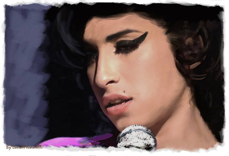 Amy Jade Winehouse Pure Amy, II Painting by David Pucciarelli | Saatchi Art