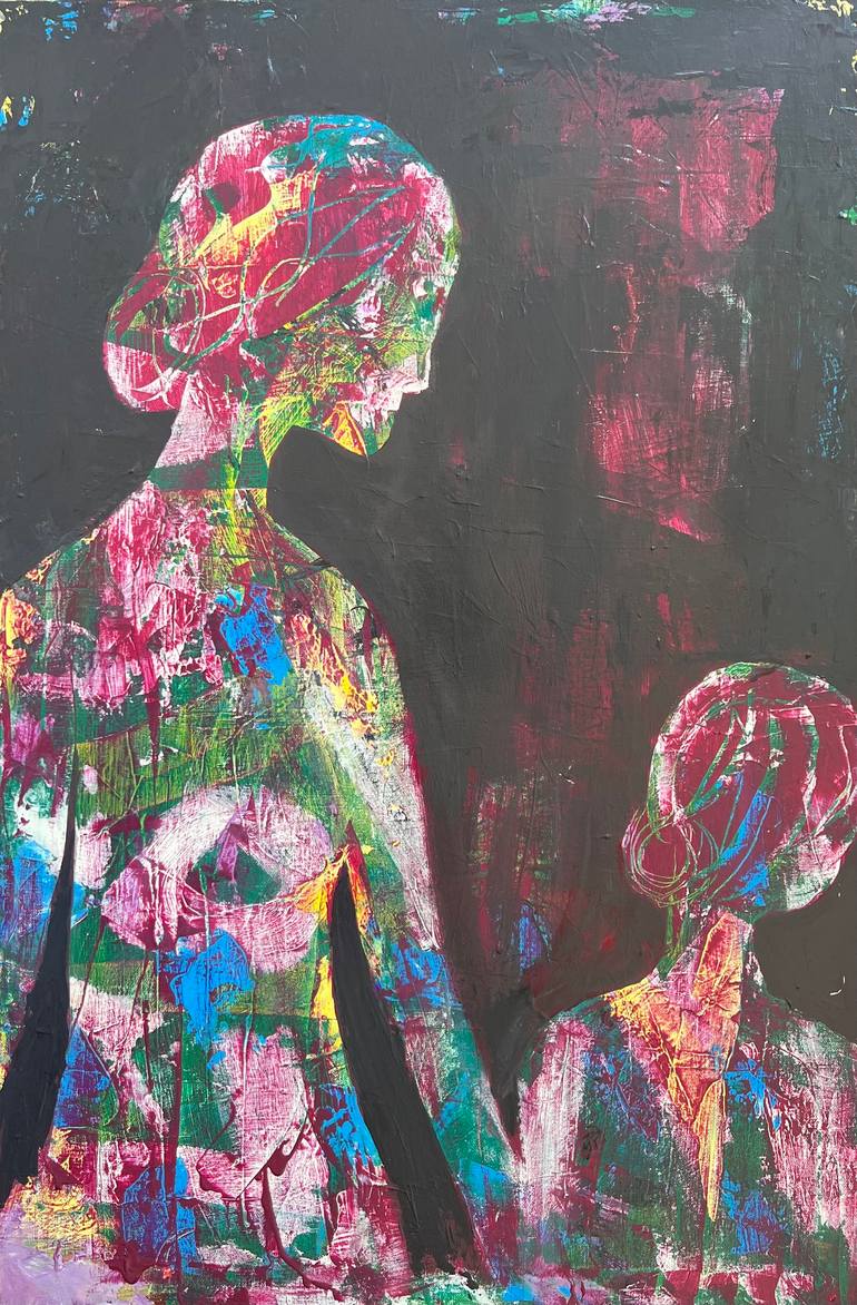 Daughter Painting by Paula Langstein | Saatchi Art