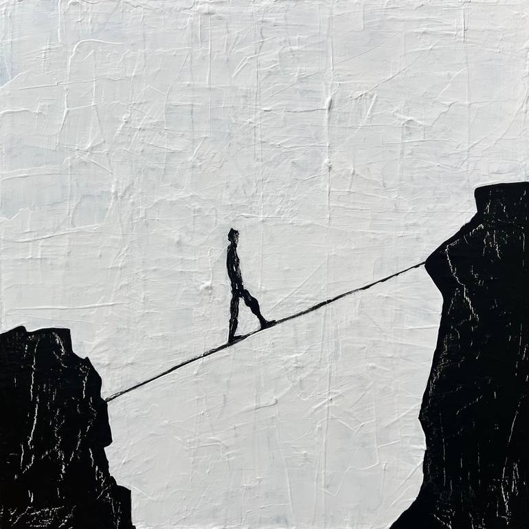 Navigating Challenges Painting by Paula Langstein | Saatchi Art