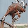 Rusty Stallion Sculpture by Richard Arfsten | Saatchi Art