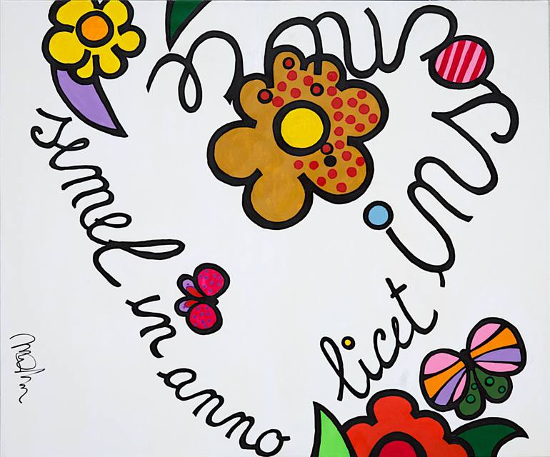 SEMEL IN ANNO LICET INSANIRE Painting by Maria Cristina Mallarini ...