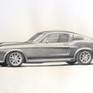 Ford Mustang Drawing Drawing by Visar GrajçEvci | Saatchi Art
