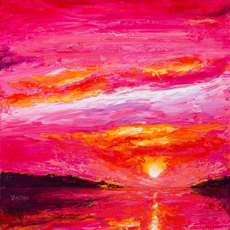 Sunset #2 Painting by Vikram Madan | Saatchi Art