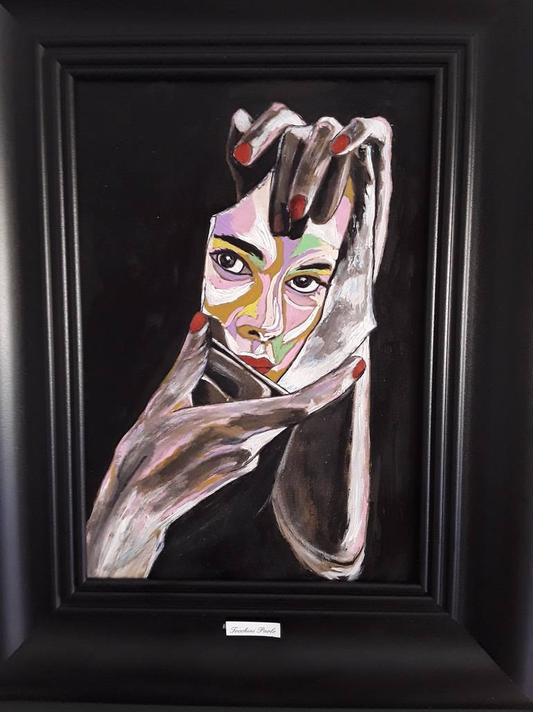 Colore di donne Specchi tra le mani Painting by Paolo Tocchini ...