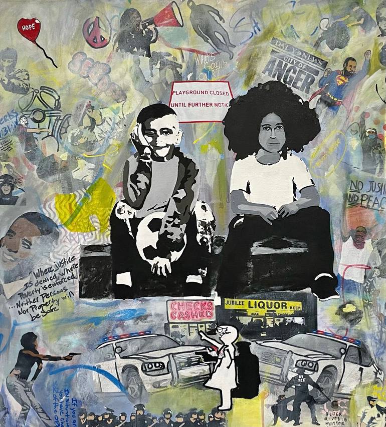 Playground Closed Painting by Jason Prinzo | Saatchi Art