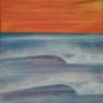 Evening Waves Painting by Shane Lamb | Saatchi Art