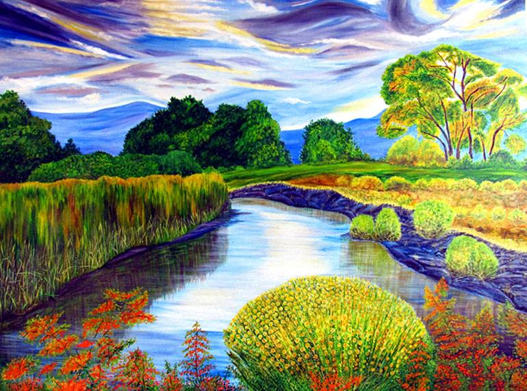 Forever is the Life of nature. Painting by Seshadri Sreenivasan ...