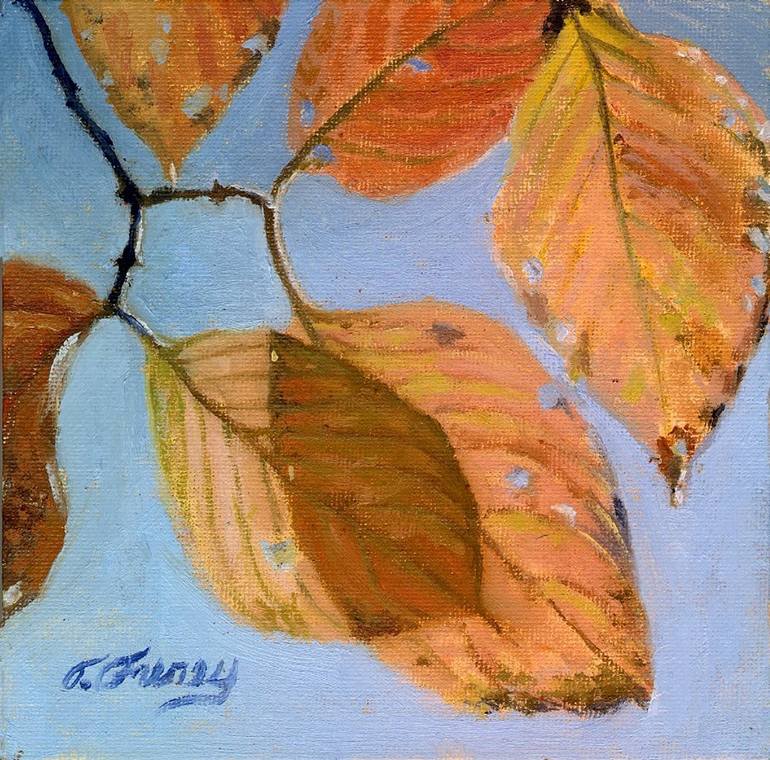 LEAVES Painting by Tom Furey | Saatchi Art