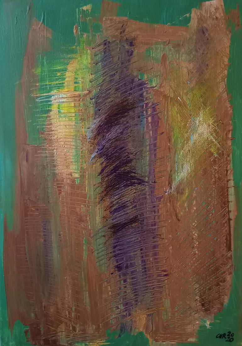Scratches # 33 Painting by Christine Rechnitzer | Saatchi Art