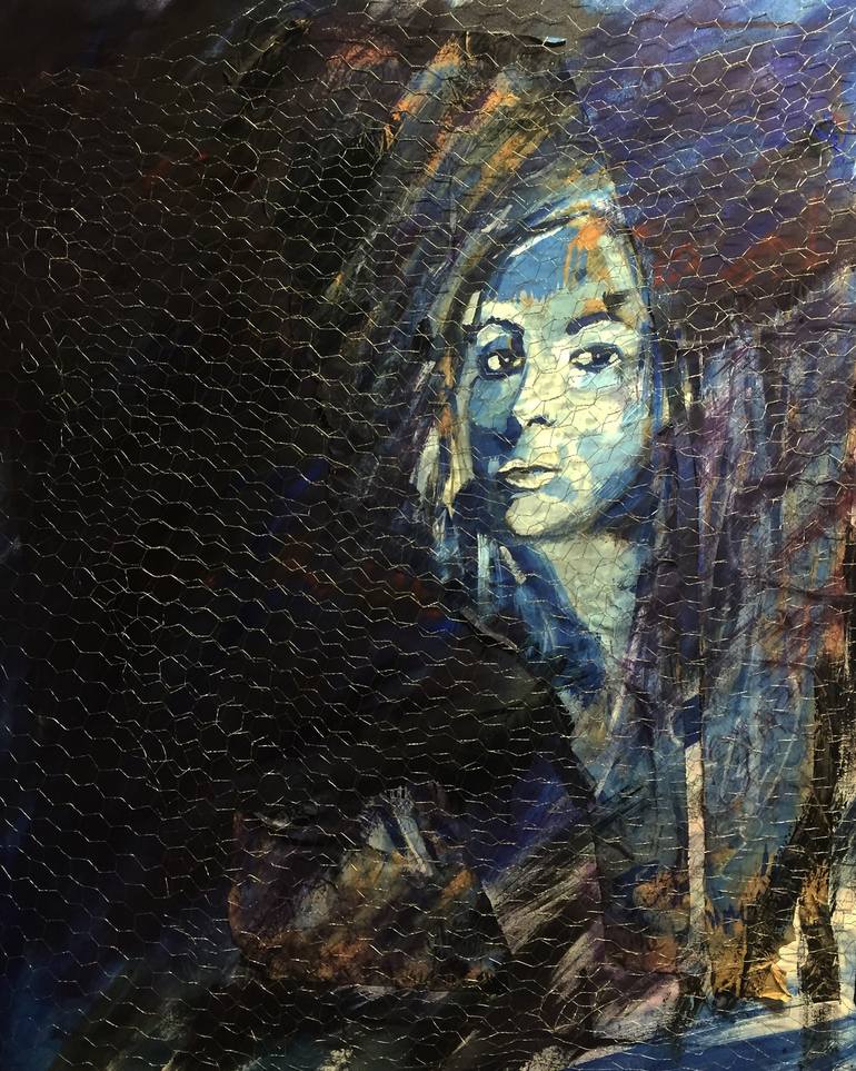 The Black Box Of My Heart Painting by Birim Erol | Saatchi Art