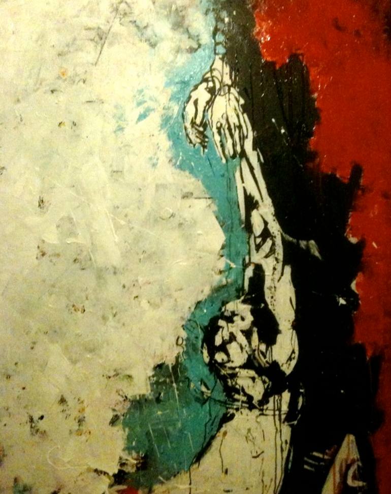 'Rocks. I thought about rocks a lot.' Painting by Mandy Stobo | Saatchi Art