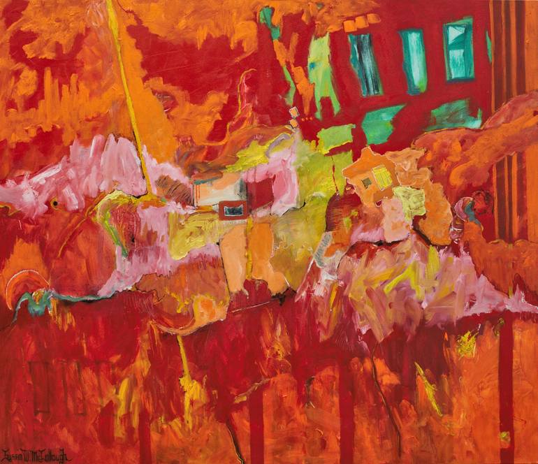 RED 2020 Painting by Susan N Mccollough | Saatchi Art