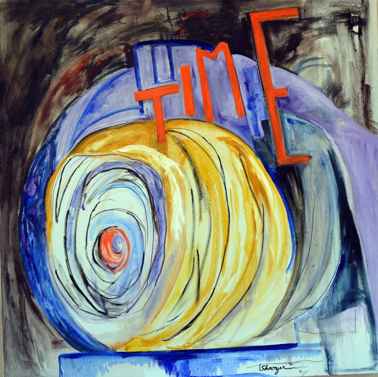 Time Painting by Charlotte Shroyer | Saatchi Art