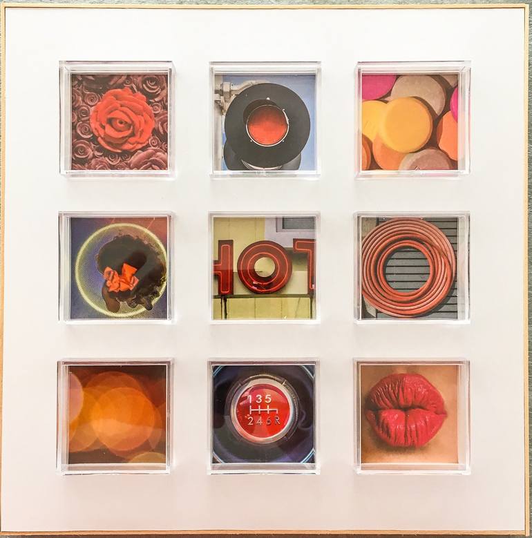 GEOM-P6 Collage by Richard Conti | Saatchi Art