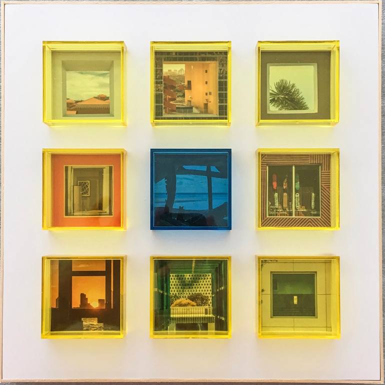 GEOM-P7 Collage by Richard Conti | Saatchi Art