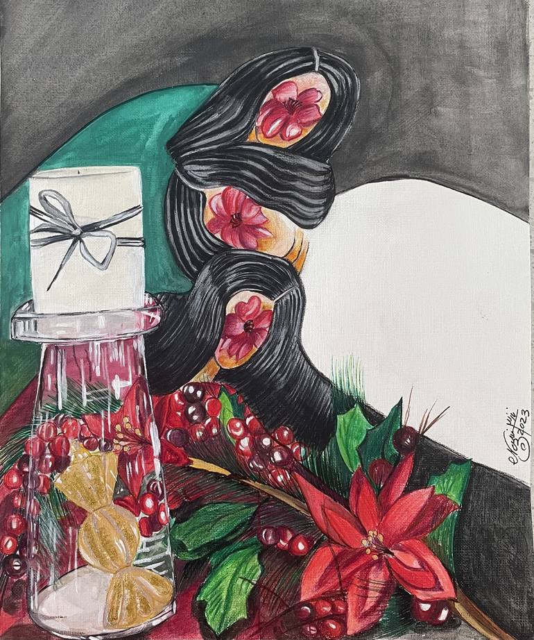 Woman life freedom Painting by nazanin sepandram | Saatchi Art