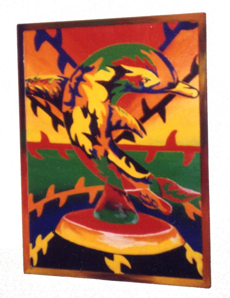 trippy dolphin Painting by mindy NIRENBERG | Saatchi Art