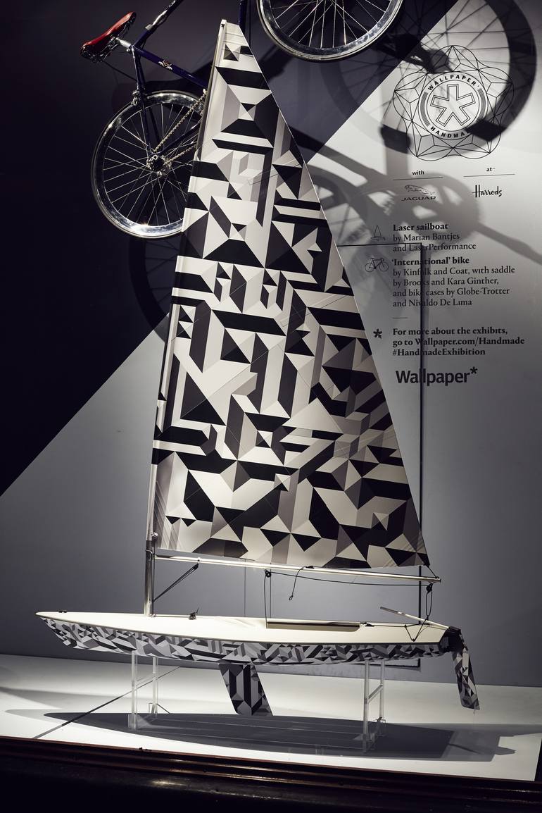 Display Model of LASER PERFORMANCE SAIL BOAT stylized by Marian Bantjes ...