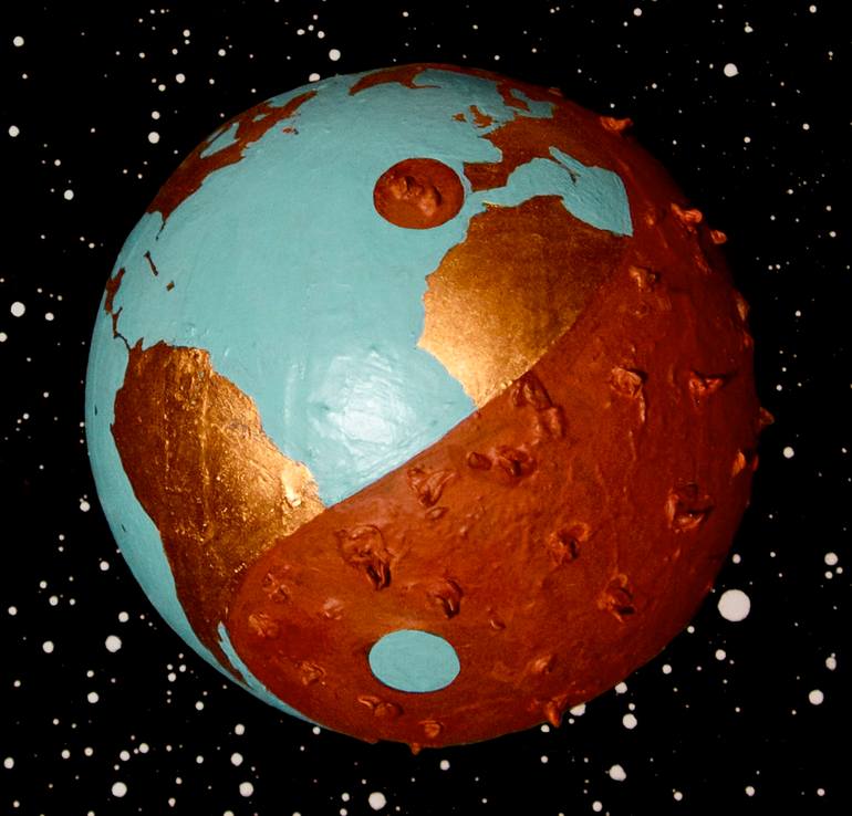 World Half Full Sculpture by Joe Whitney | Saatchi Art