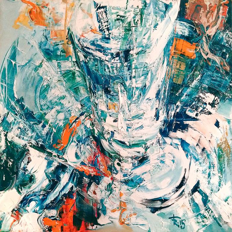 The Universal Cup Painting by Thomas Rudolph | Saatchi Art