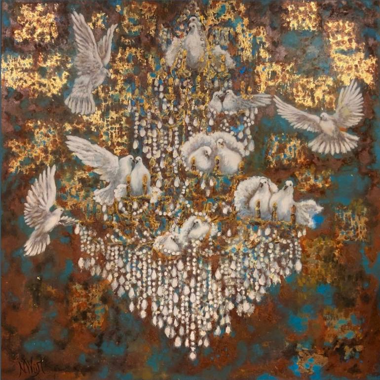 Peace Painting by Wuest Natalia | Saatchi Art