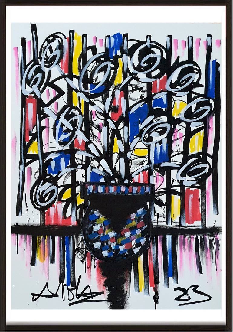 Mondrian Still Life Painting by Mister Artsy Graffiti And Streetart ...