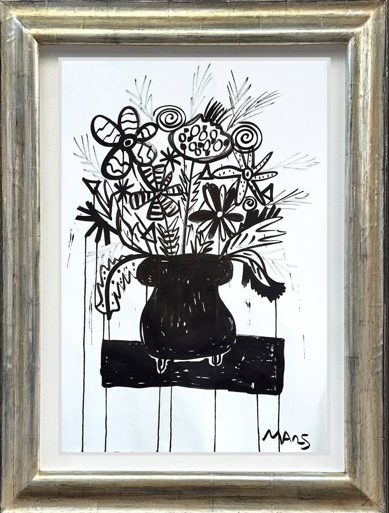 Flower Signs # 5 (SET) Drawing by Mister Artsy Graffiti Streetart ...