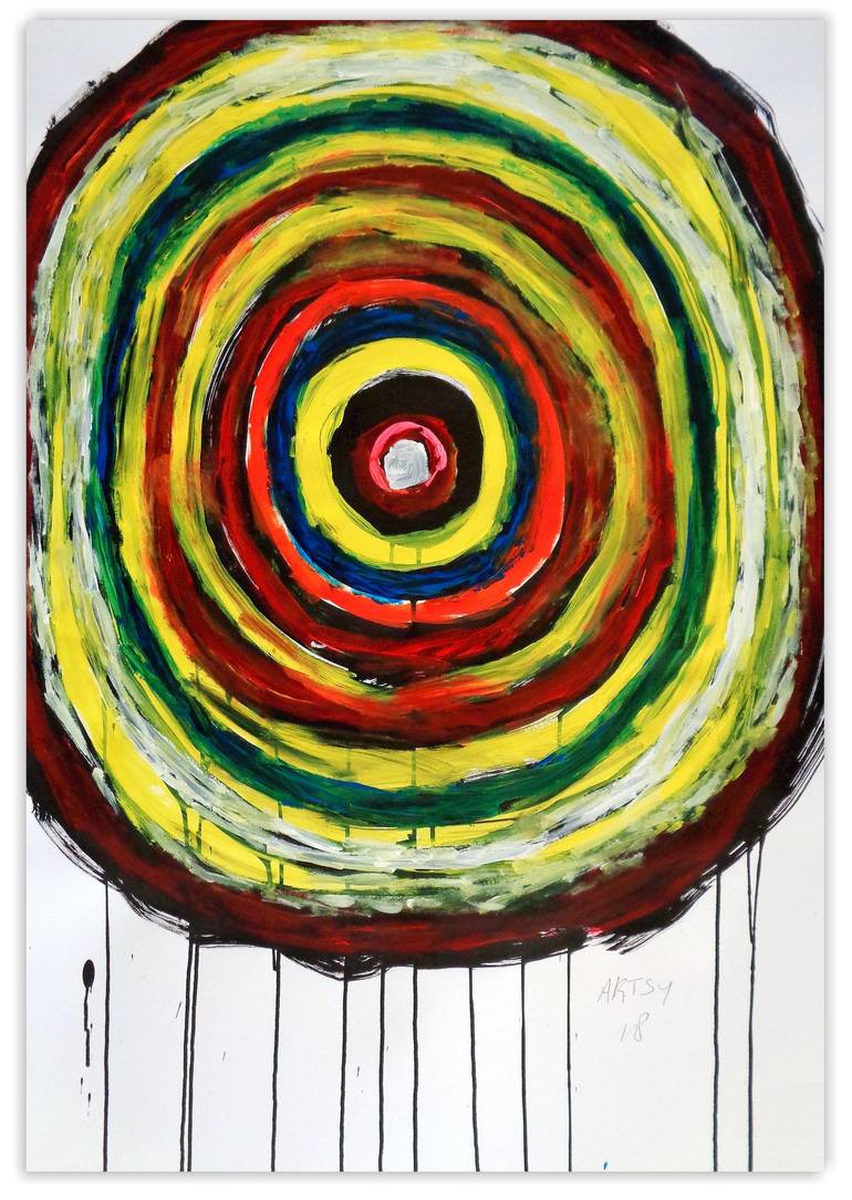 Target series by Artsy no 3 (SALE) Painting by Mister Artsy Streetart ...