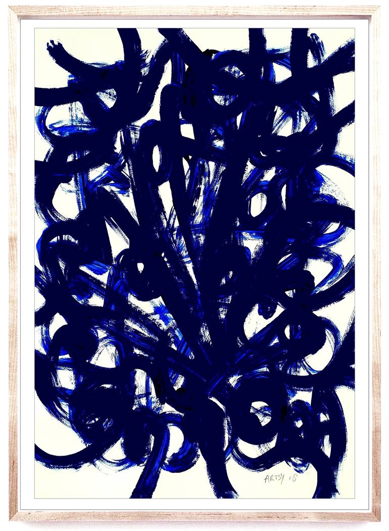 Loving the big blue # 4 Painting by Mister Artsy Streetart Graffiti PoP ...