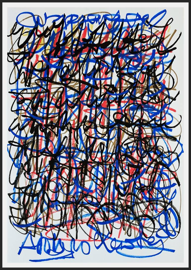 Tagging the colors # 3 Drawing by Mister Artsy Graffiti Pop Street Art ...