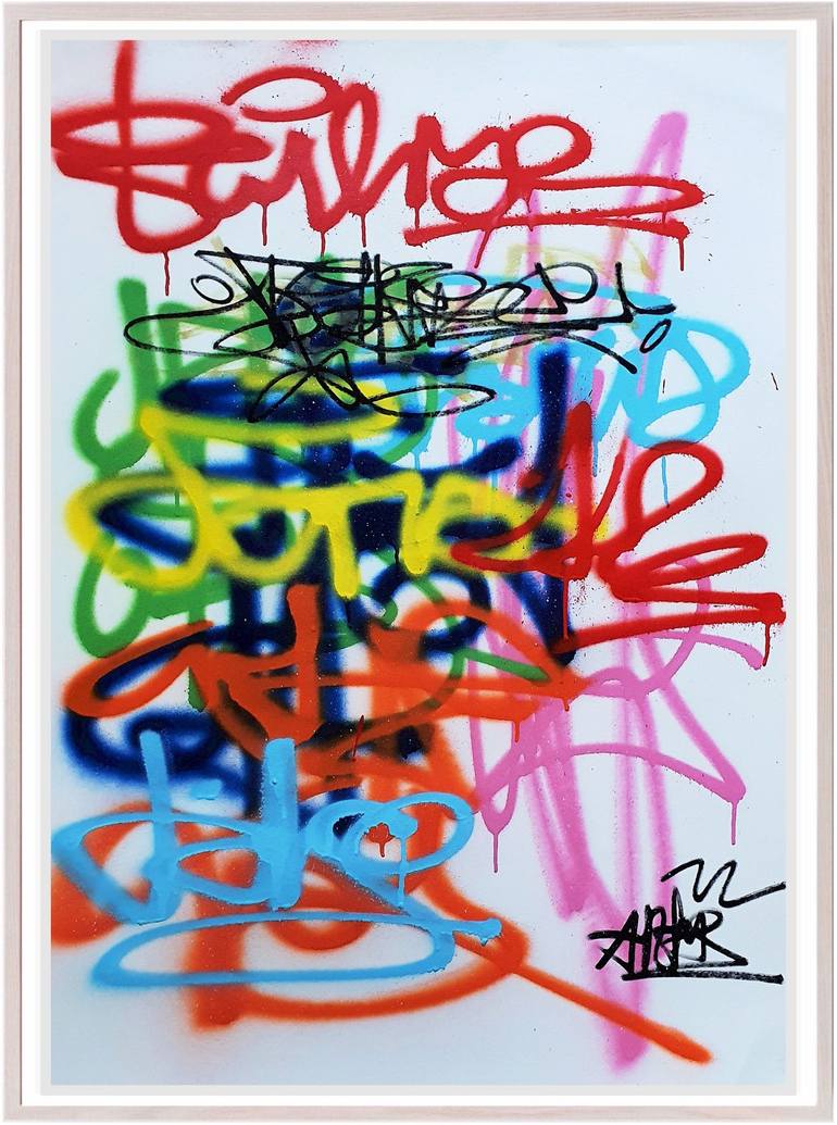 Wall of Whatever Painting by Mister Artsy Graffiti Pop Street Art ...