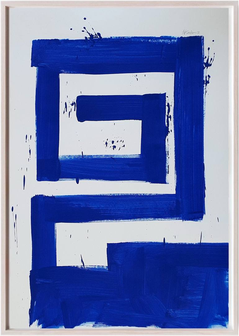 Blue Sign Painting by Mister Artsy Streetart Graffiti PoP studio ...