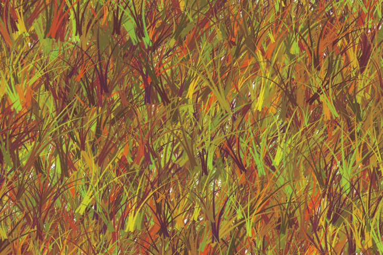 The Grassy Knoll Drawing by Priscilla Ortiz | Saatchi Art