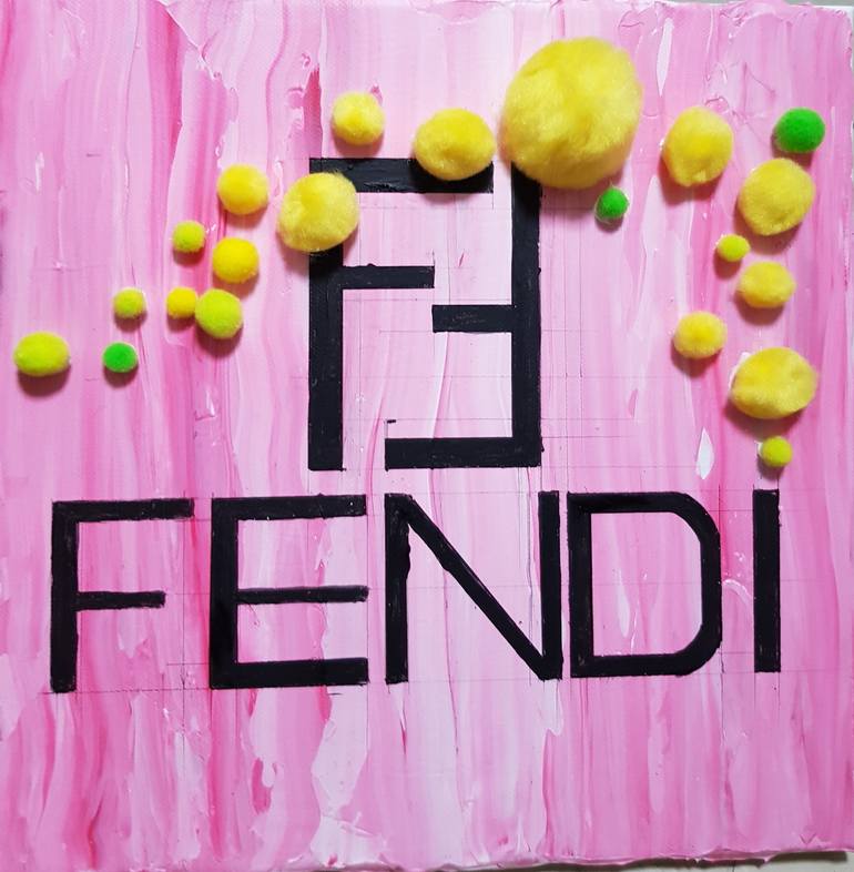 F FOR FENDI Painting by Danny Raven TAN | Saatchi Art