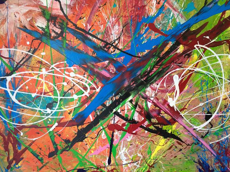 Infinity X Painting by Tom Wüstenberg | Saatchi Art