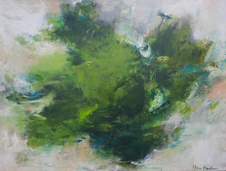 Emerald Song Painting by Hilma Koelman | Saatchi Art