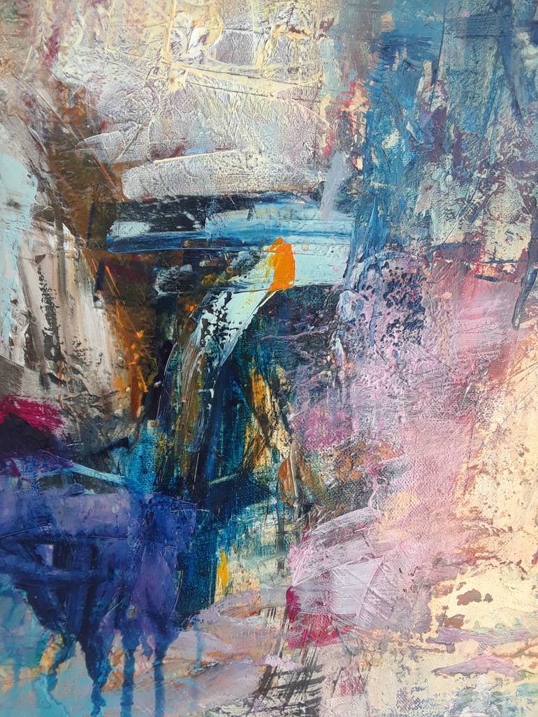 El Barrio II Painting by Hilma Koelman | Saatchi Art