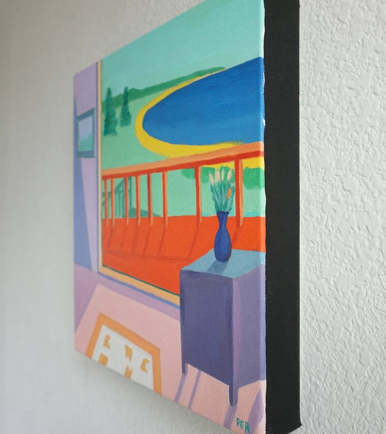 Room with Bay View Painting by Patty Rodgers | Saatchi Art
