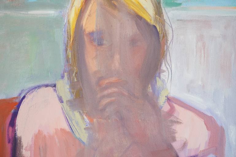 Young Woman Painting by Patty Rodgers | Saatchi Art