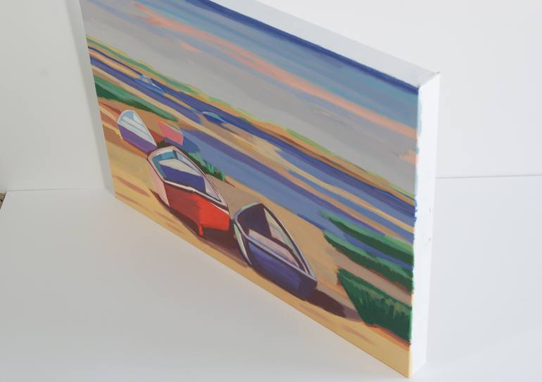 Low Tide at Pamet Painting by Patty Rodgers | Saatchi Art